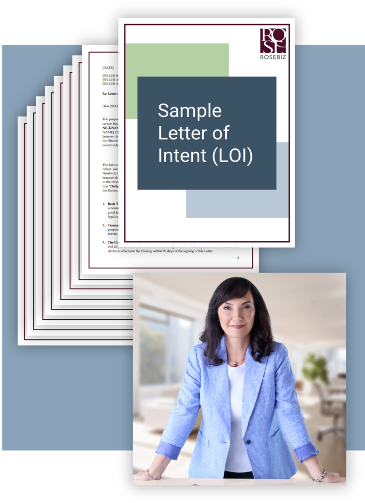 Free Resource Download – Sample LOI (Letter of Intent) – RoseBiz Inc